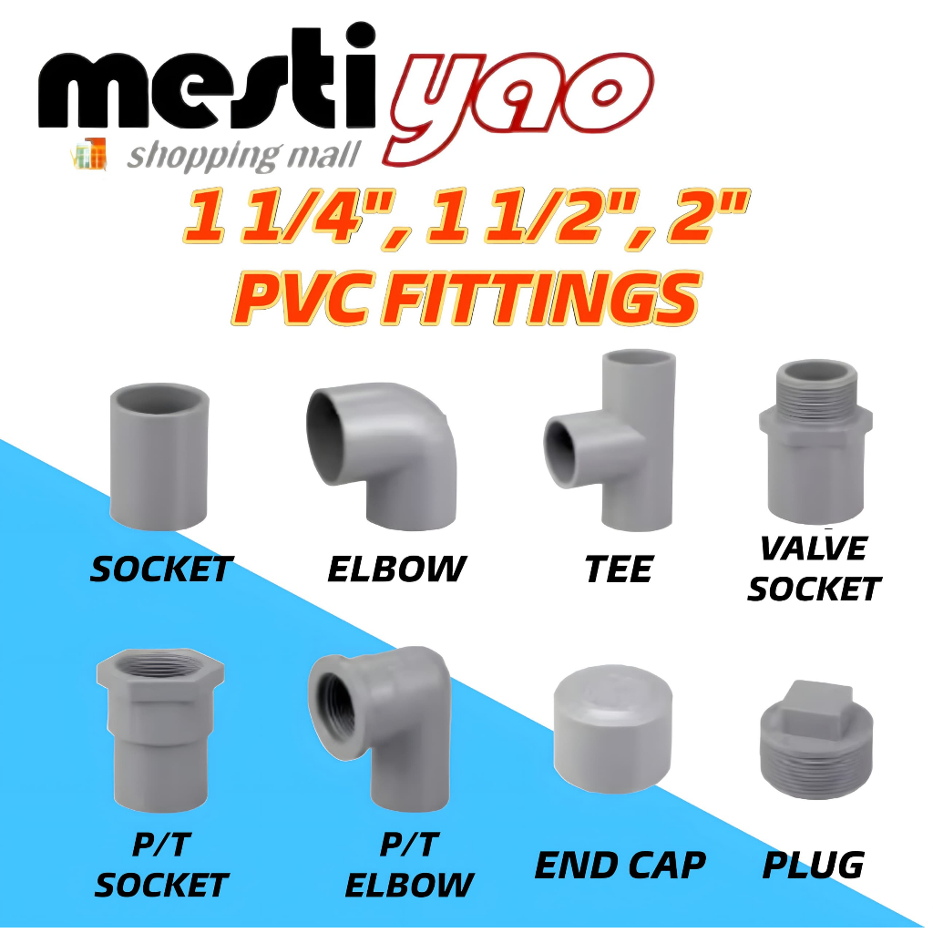 PVC FITTING/PVC PAIP FITTING/PVC PIPE FITTING MALAYSIA/SOCKET/ELBOW/TEE/VALVE SOCKET/P/TSOCKET/P ...