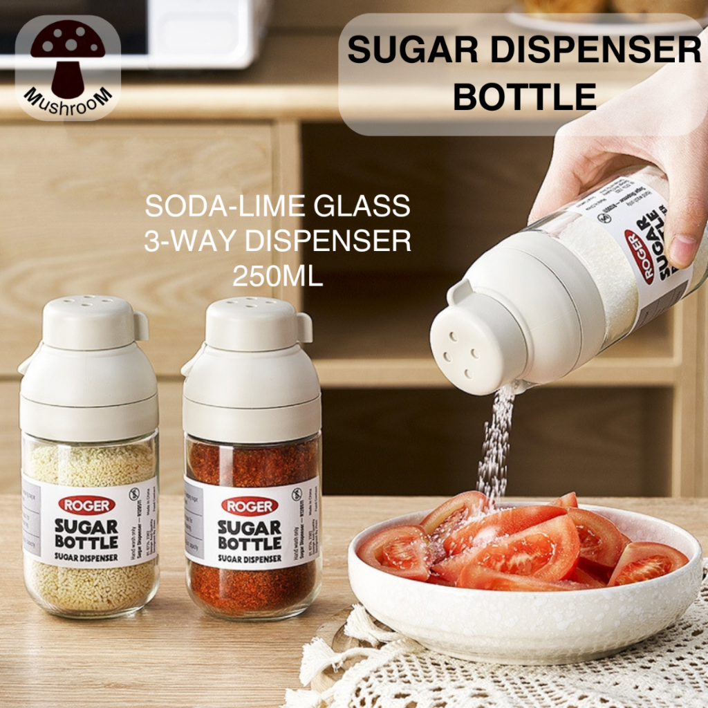 MM Spice Container Sugar Jar Quantitative Seasoning Salt MSG Bottle ...