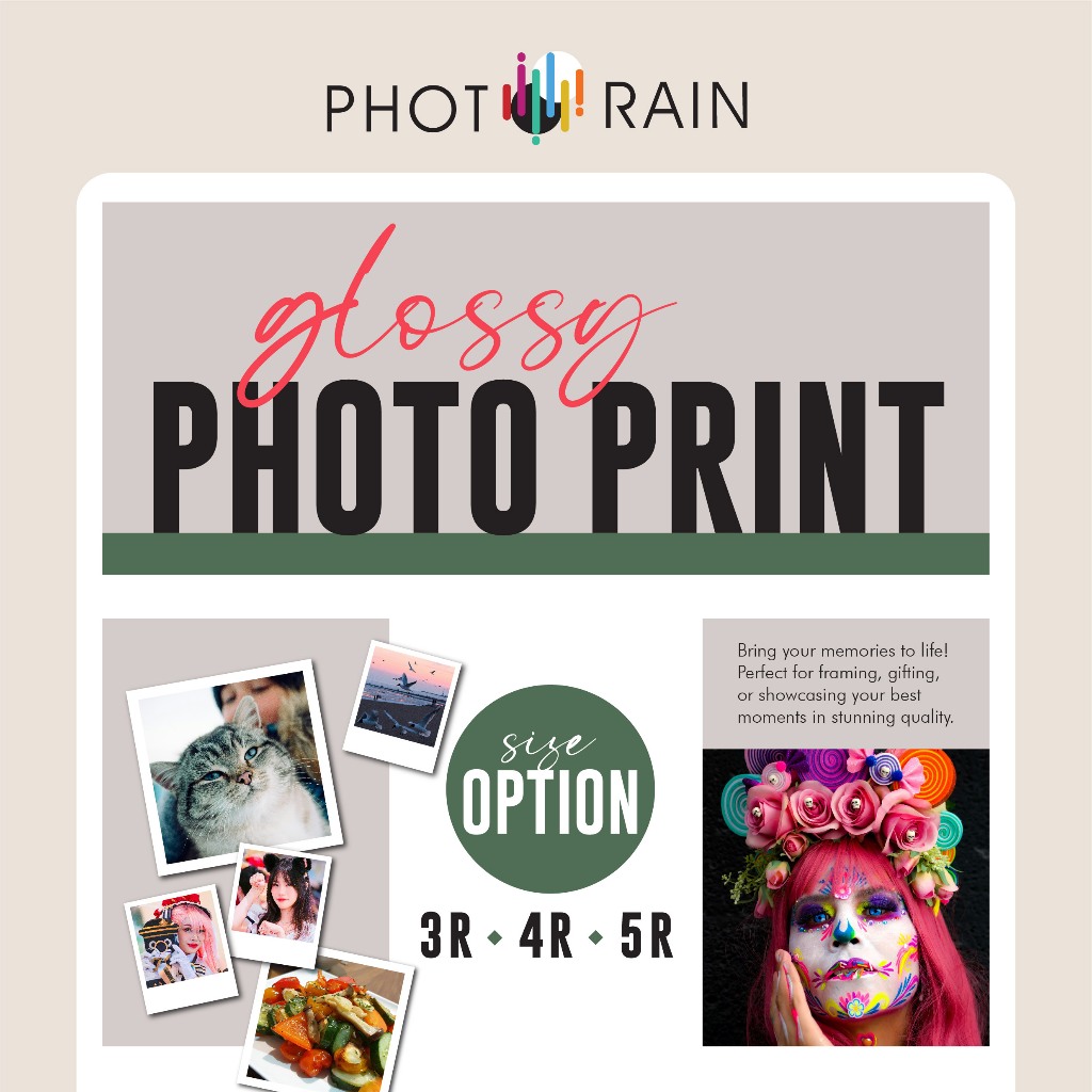 GLOSSY Photo Print | 3R/4R/5R | Sharp & Vivid Colours | KODAK Premium ...