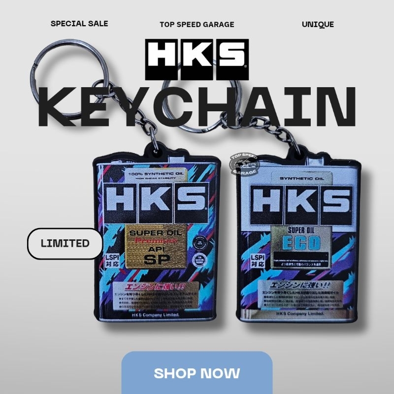HKS - KEYCHAIN (HKS SUPER OIL ECO/PREMIUM PATTERN) | Shopee Malaysia