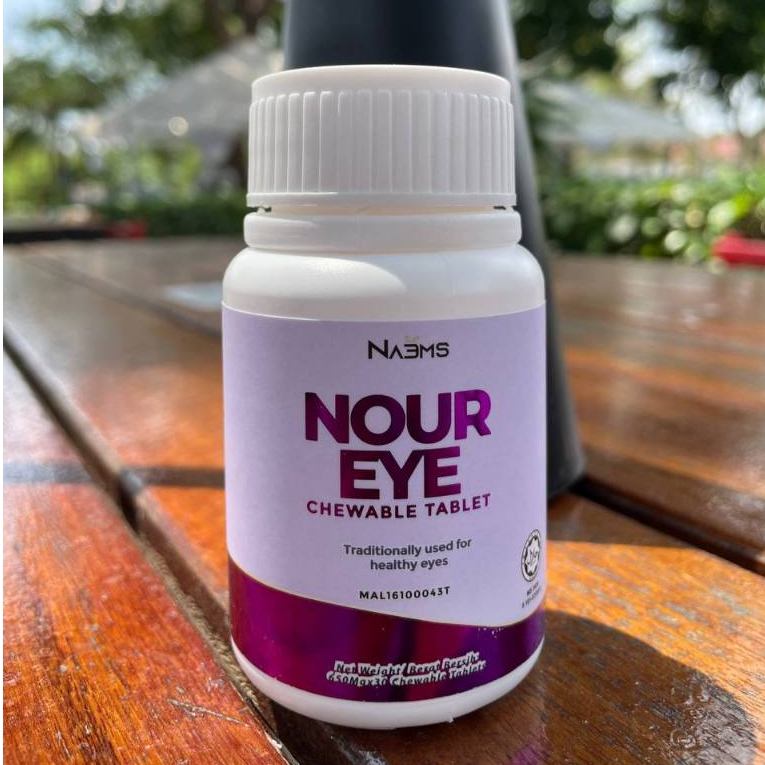 [ORIGINAL] NOUR EYE CHEWABLE TABLET VITAMIN MATA LULUS KKM & HALAL ...