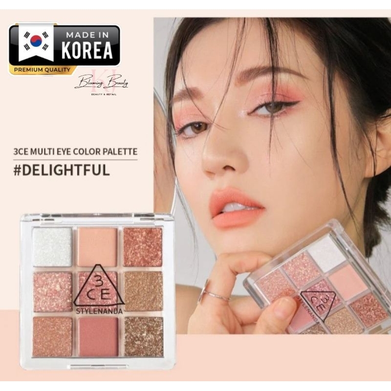 🇰🇷 AUTHENTIC 3CE 9宫格眼影盘 DELIGHTFUL (3CE Multi Eye Colour Palette # ...
