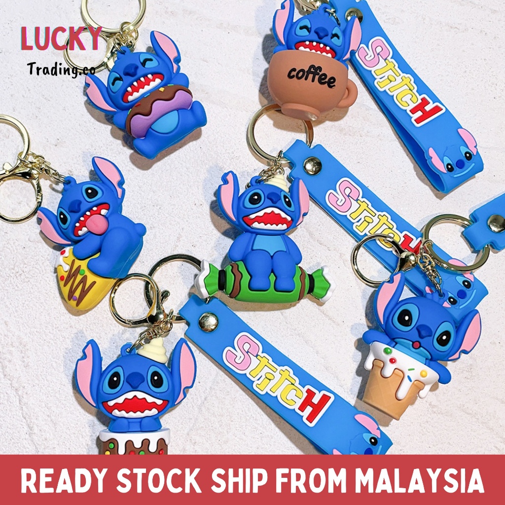 Stitch Keychain Doll Stitch Backpack Couple Keychain Car Keychain ...