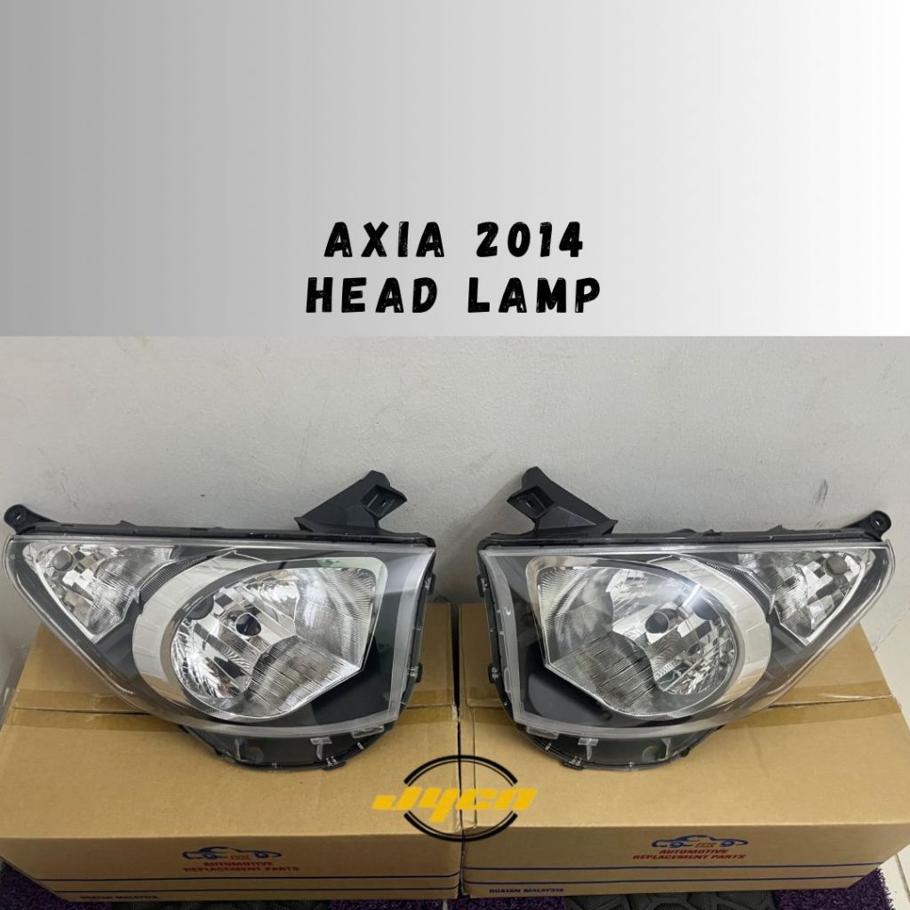 HEAD LAMP AXIA 14' (SELL IN PC) (LH/RH) (NHF) | Shopee Malaysia