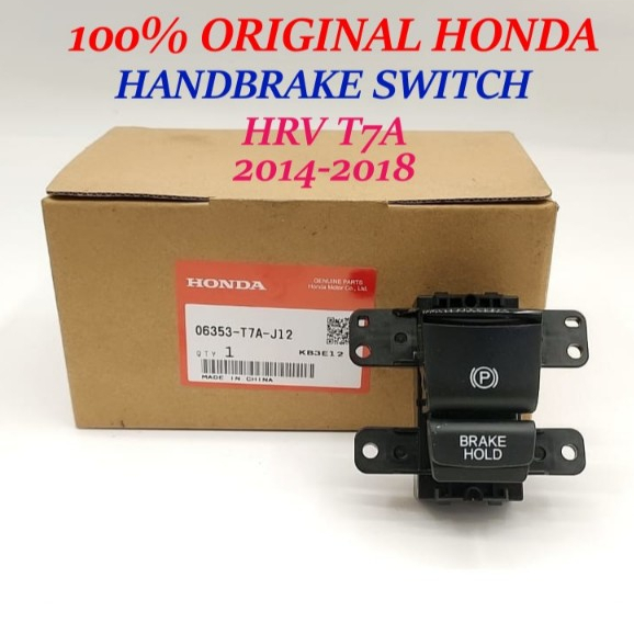 ORIGINAL HONDA HRV 14-18 T7A RU5 AUTO HAND BRAKE HANDBRAKE SWITCH GEAR ...
