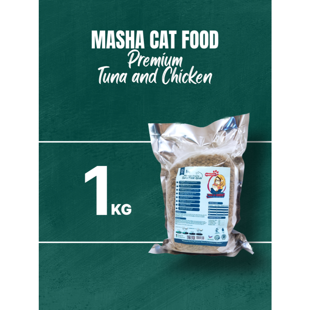 1Kg Masha Cat Premium Tuna & Chicken | Shopee Malaysia