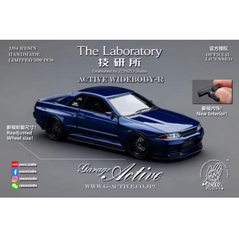 The laboratory X Zonzo studio Nissan Skyline R32 midnight blue Active ...