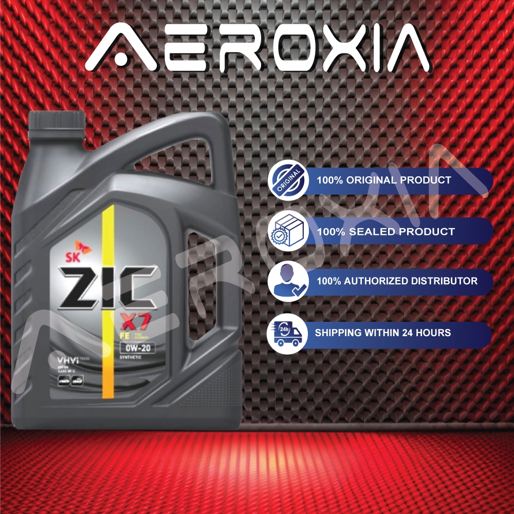 SK ZIC X7 0W20 API SN FULLY SYNTHETIC VHVI TECH 4L | Shopee Malaysia