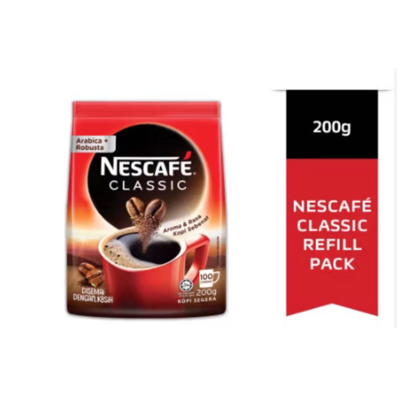 NESCAFE Classic Refill Pack (200g) | Shopee Malaysia