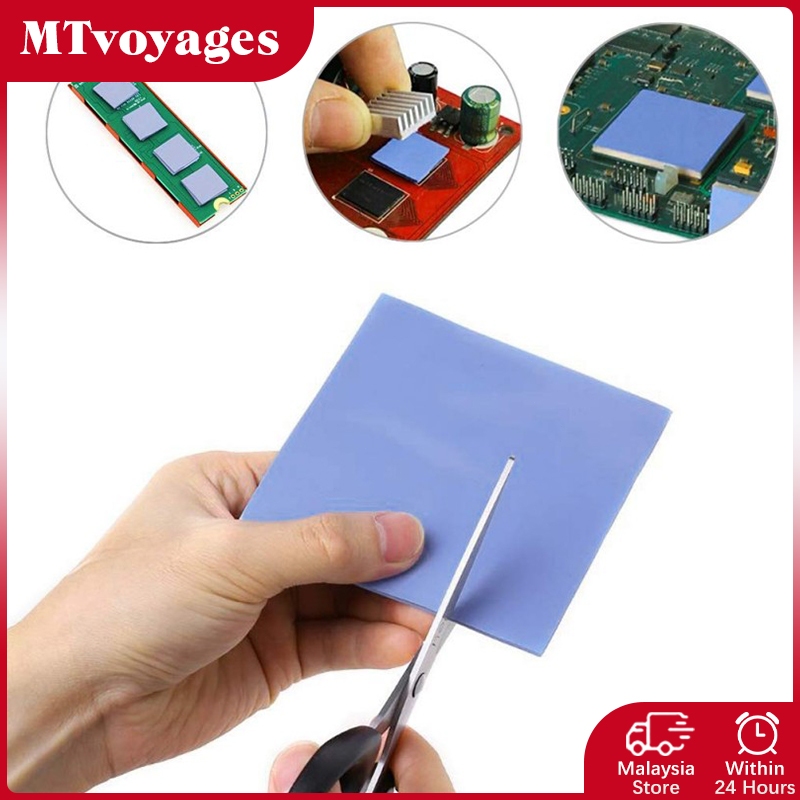 3Pcs High thermal conductivity silicone sheet Silicone heat dissipation ...