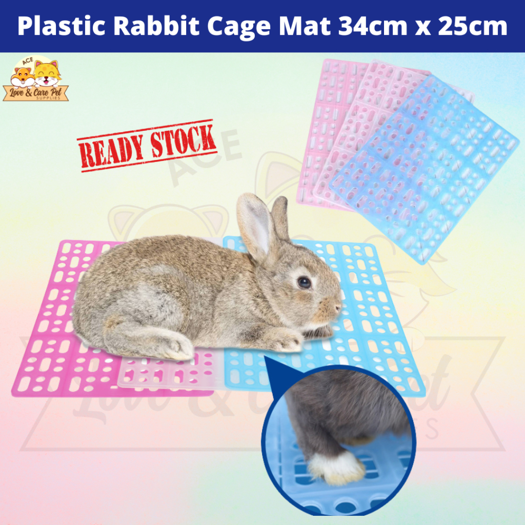 Pet Cage Floor Mat Plastic Foot Pad Slab Rabbit and Small Animal ...