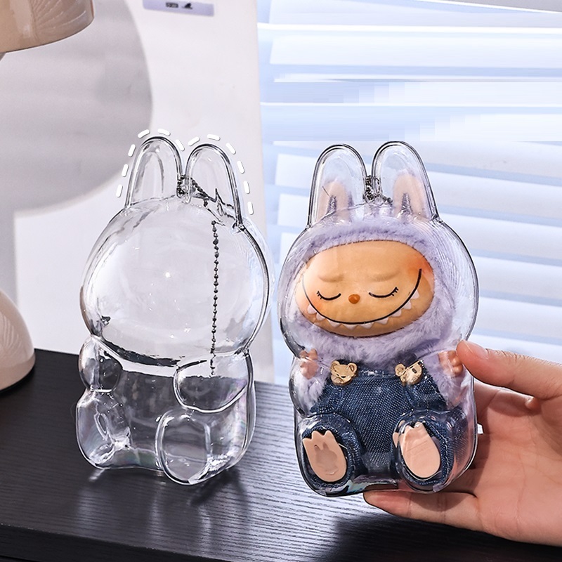Labubu Cover Case V1 V2 Protection Case PVC Transparent Doll Storage ...