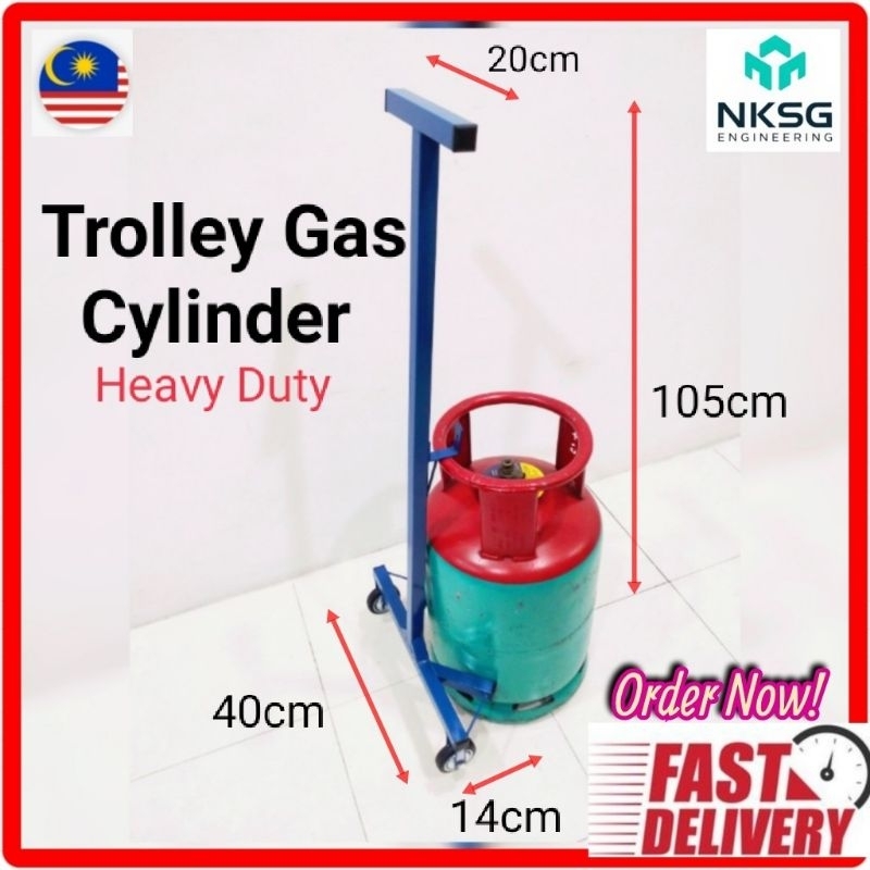 Troli Gas Tahan Lasak 🔥🔥 [ Maximum Load 80kg ] | Shopee Malaysia