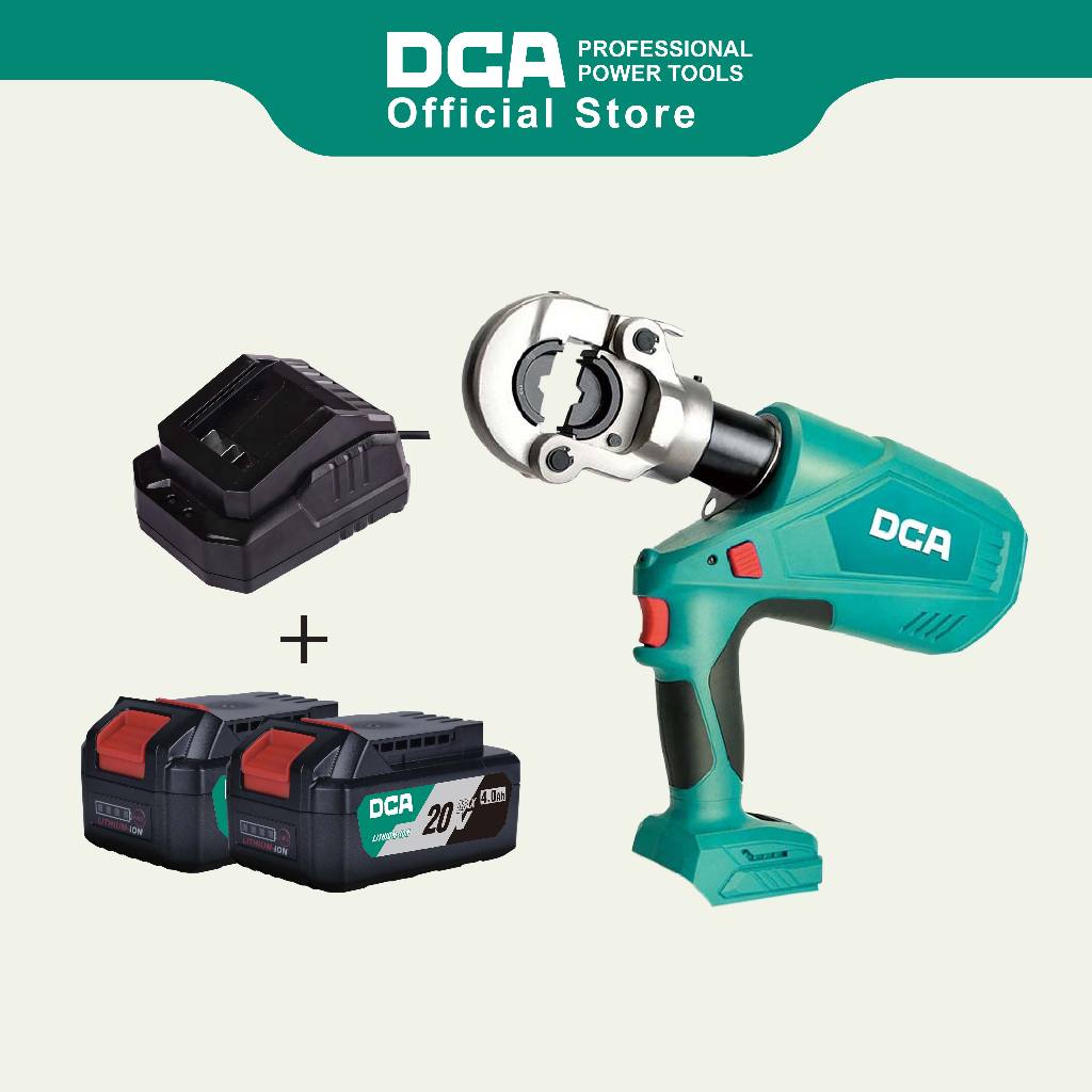 DCA Cordless Hydraulic Cable Crimping Tool (20V Max) ADYH300(EM ...