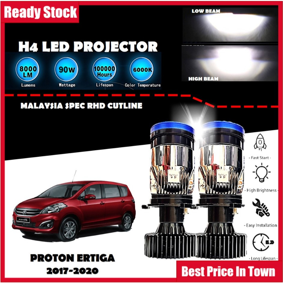 PROTON ERTIGA 2017-2020 LED Headlight Lampu LED Kereta Car LED Mini ...