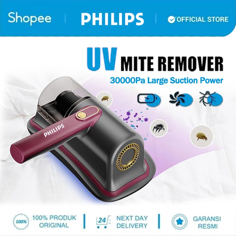 PHILIPS 🔥Fast Delivery🔥Dust Mite Vacuum Cleaner UV Light 99% Cordless ...