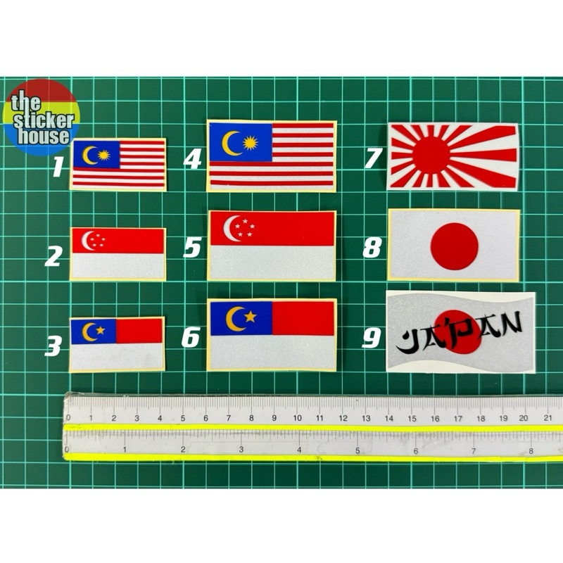 MALAYSIA / SINGAPORE / MELAKA / JAPAN / JAPAN RISING SUN FLAG SMALL ...