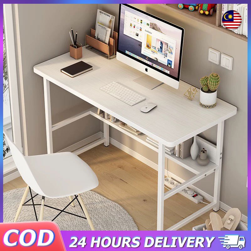 Computer Desk Student Study Table Simple Modern Office Writing Living Room Furniture Meja ...