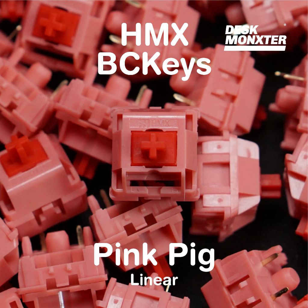 BCKeys x HMX Pink Pig Linear Switch | Shopee Malaysia