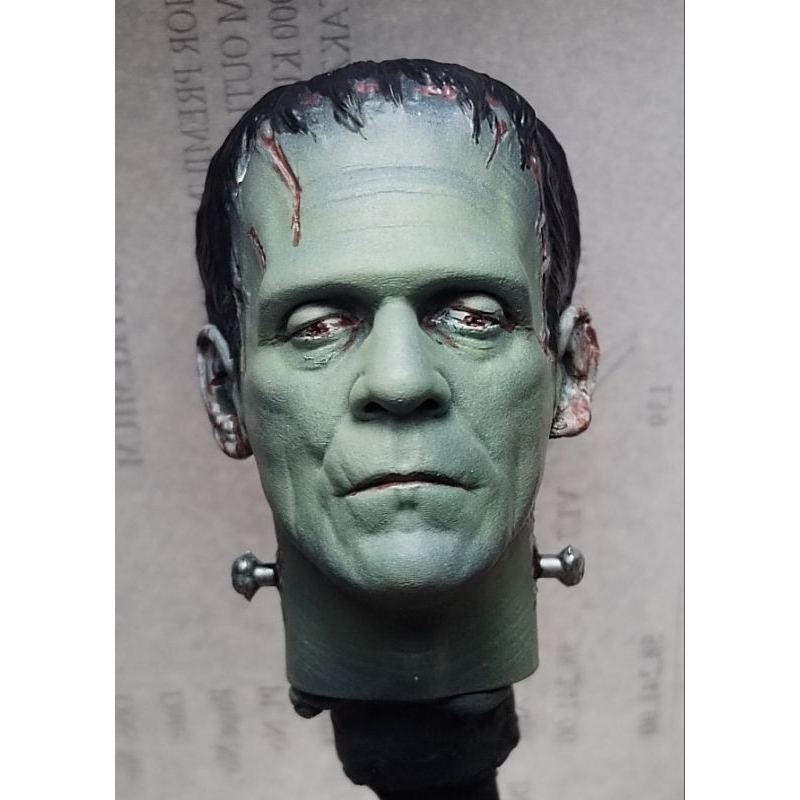 [Ready Stock] Miniature 1/6 Scale Painted Head Sculpt Frankenstein ...