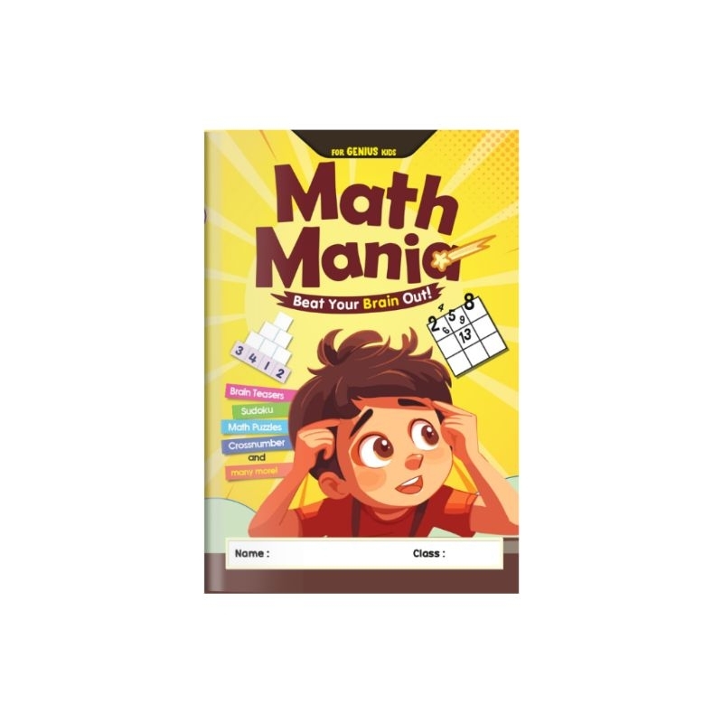 Buku Aktiviti Matematik Kanak-kanak Genius | Math Mania | Buku Baharu ...