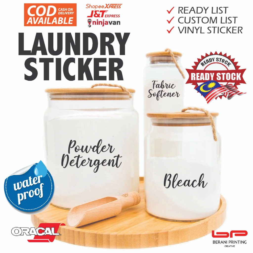 STICKER LAUNDRY | VINYL STICKER | Shopee Malaysia
