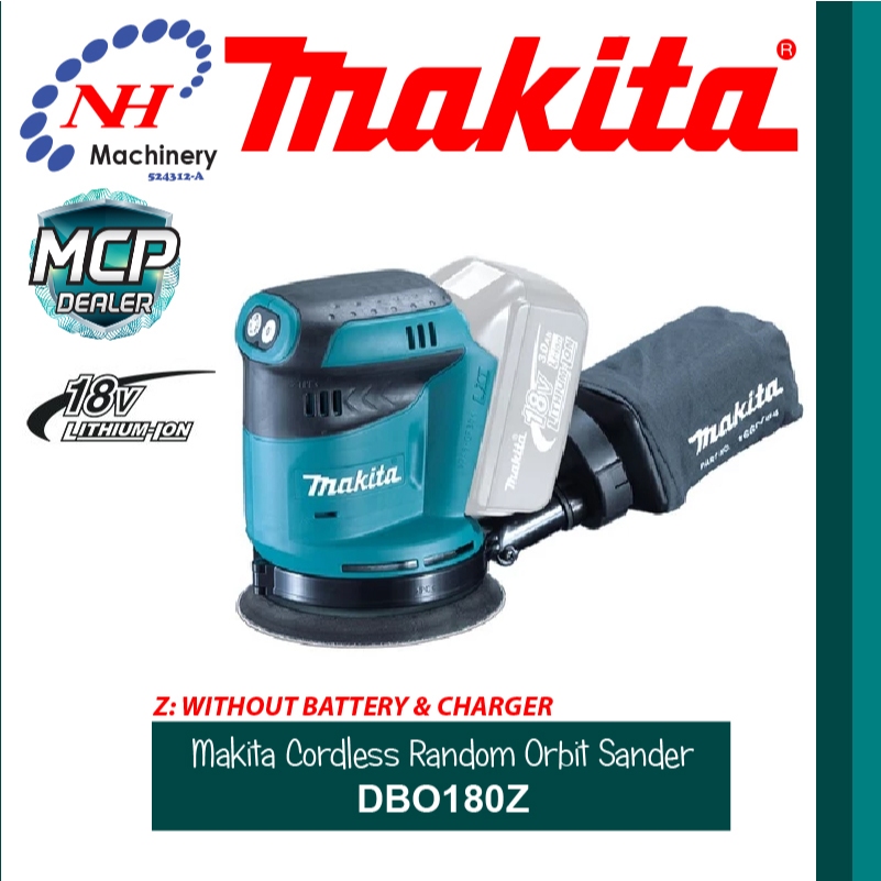 MAKITA DBO180Z - 5" RANDOM ORBIT SANDER | Shopee Malaysia