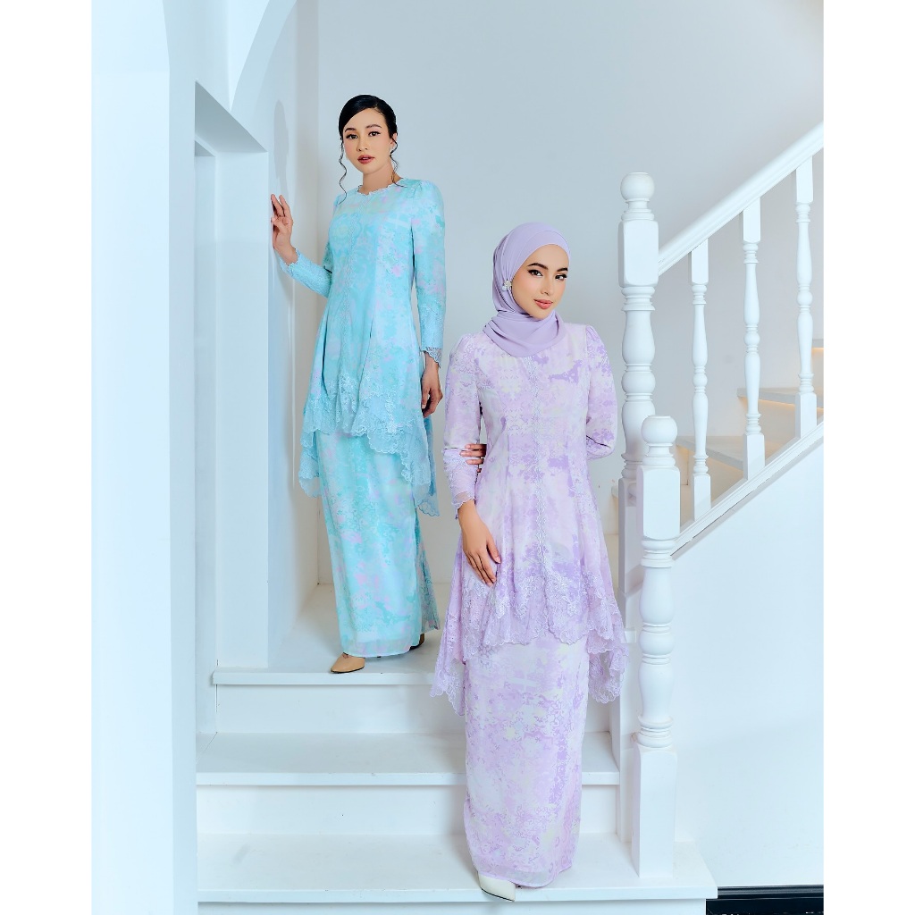 KENANGAN 2025 NEW COLLECTION BAJU RAYA AMYLIA KURUNG RAYA KURUNG LACE ...