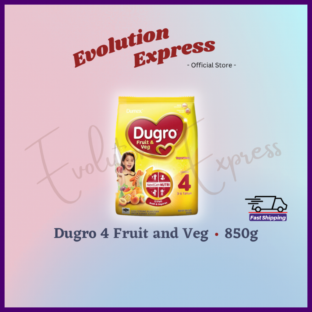 Dugro Step 4 Fruit & Veg 850g Exp 6/2025 | Shopee Malaysia