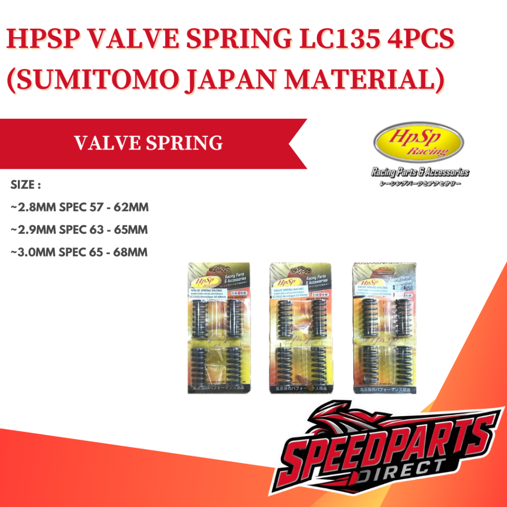 HPSP VALVE SPRING LC135 4PCS (SUMITOMO JAPAN MATERIAL) | Shopee Malaysia