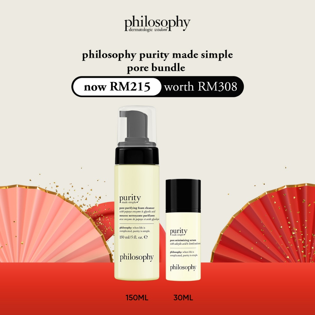 [FEBRUARY EXCLUSIVE] philosophy purity made simple pore bundle | Shopee ...