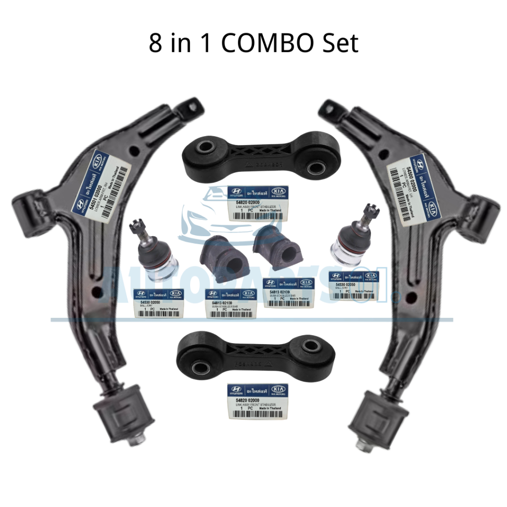 [8 IN 1 COMBO SET] OEM Front Lower Arm / Ball Joint / Stabilizer Link ...