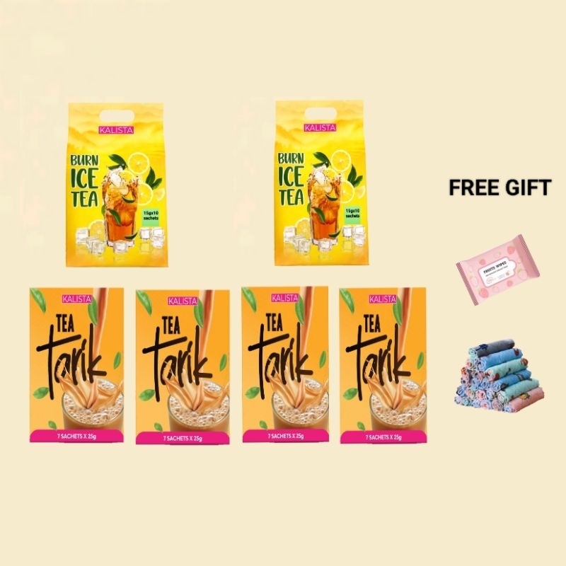 kalista original HQ tea tarik burn ice tea slimming detox fat burner ...