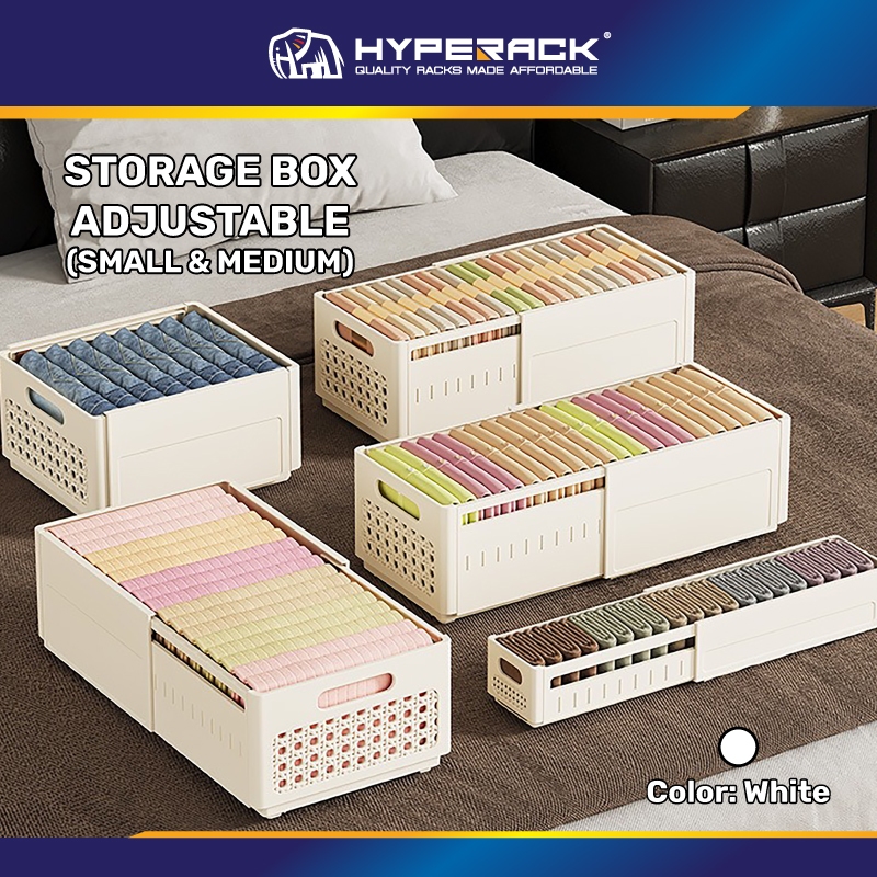 HYPERACK ™ Storage Box Adjustable 28-48cm Expandable Retractable ...