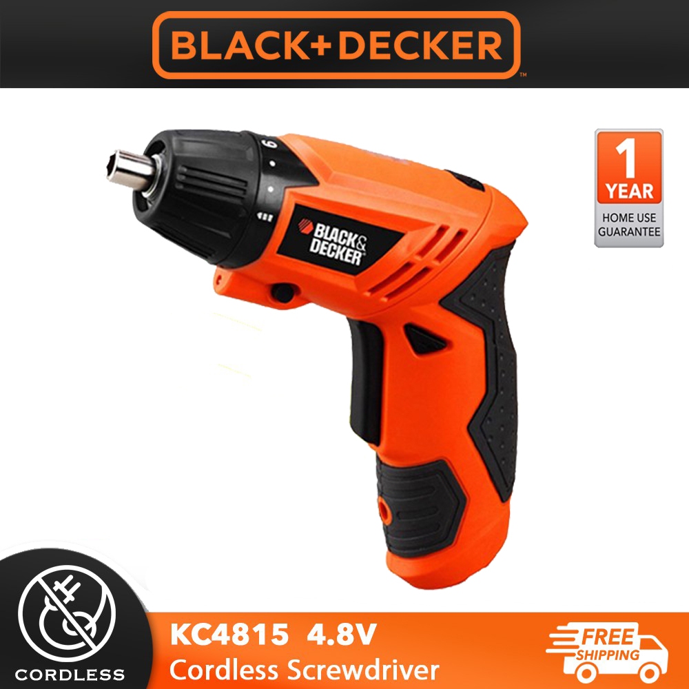 BLACK & DECKER KC4815 4.8V 200Rpm Cordless Rechargeable Screwdriver ...
