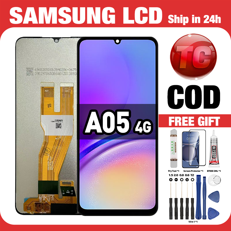 LCD SAMSUNG A05 4G A055 Compatible For Original Glass Touch Screen ...
