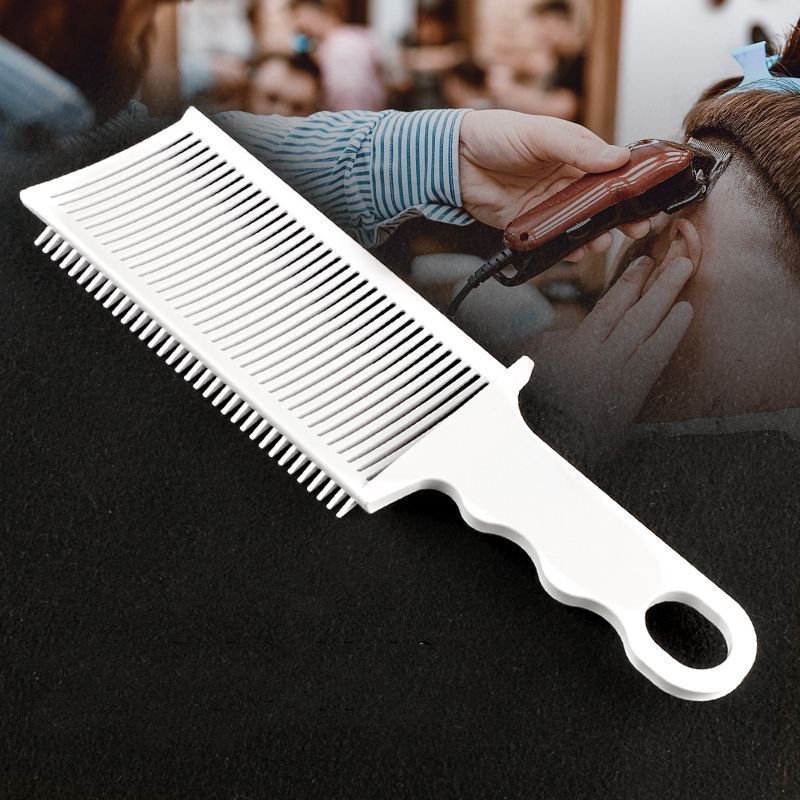 Men's Fade Comb Salon Barber Comb Push Clipper Comb Haircut Comb Flat Top Hair Comb Antistatic ...