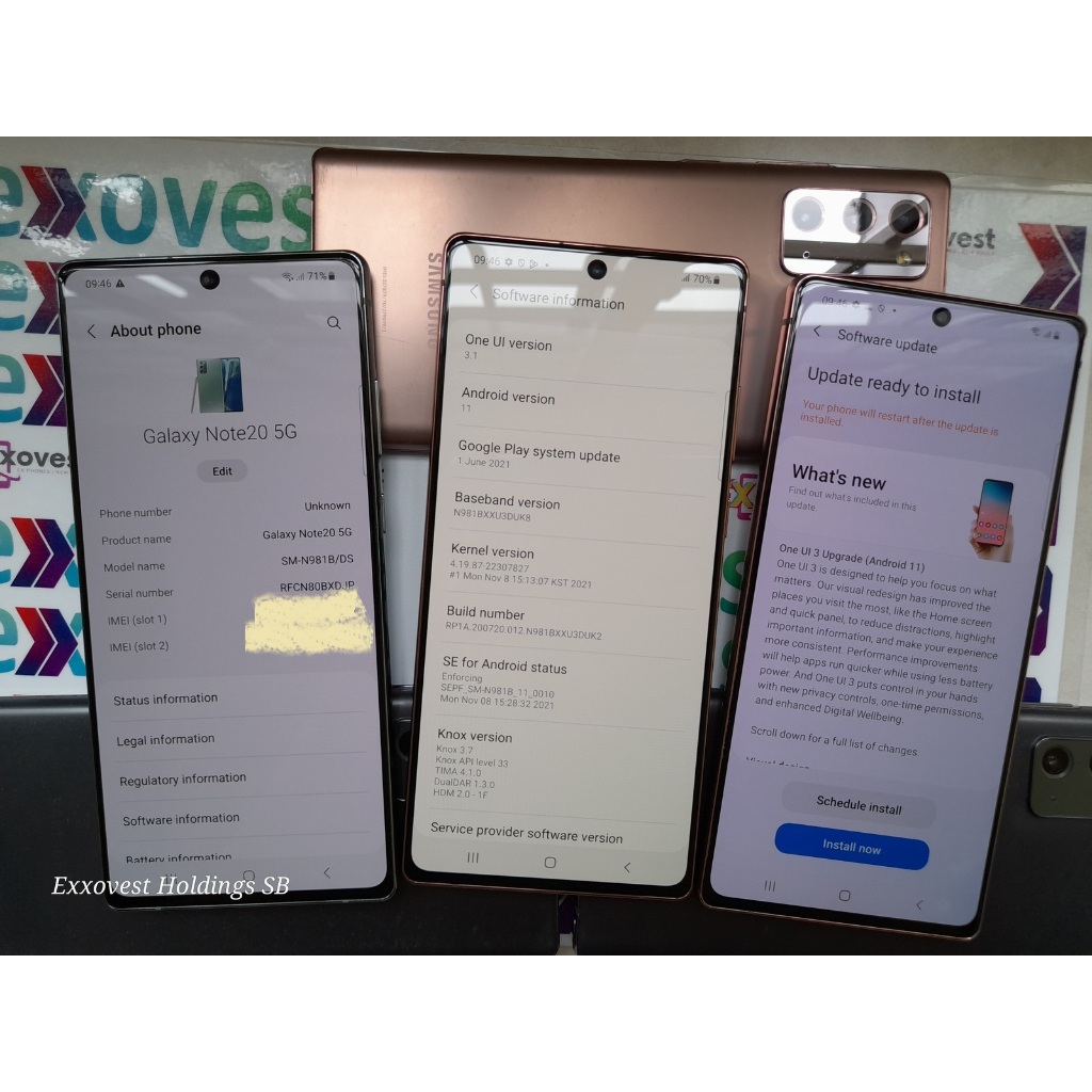 Samsung Galaxy Note20 Duos 4G & 5G_Note 20_Official M'sia set_256Gb ...