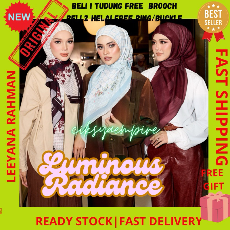 NEW🔥HOT🔥Leeyana Rahman Luminous Radiance |Mono claire tudung bawal ...