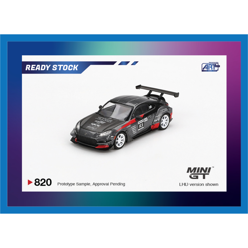 (READY STOCK) Mini GT - 820 Toyota GR86 Larry Chen's HKS - Turbocharged ...