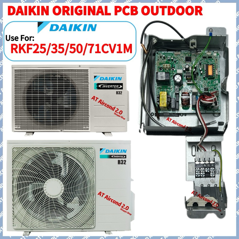 DAIKIN R32 INVERTER OUTDOOR PC-BOARD PCB OUTDOOR RKF25 RKF35 RKF50 ...