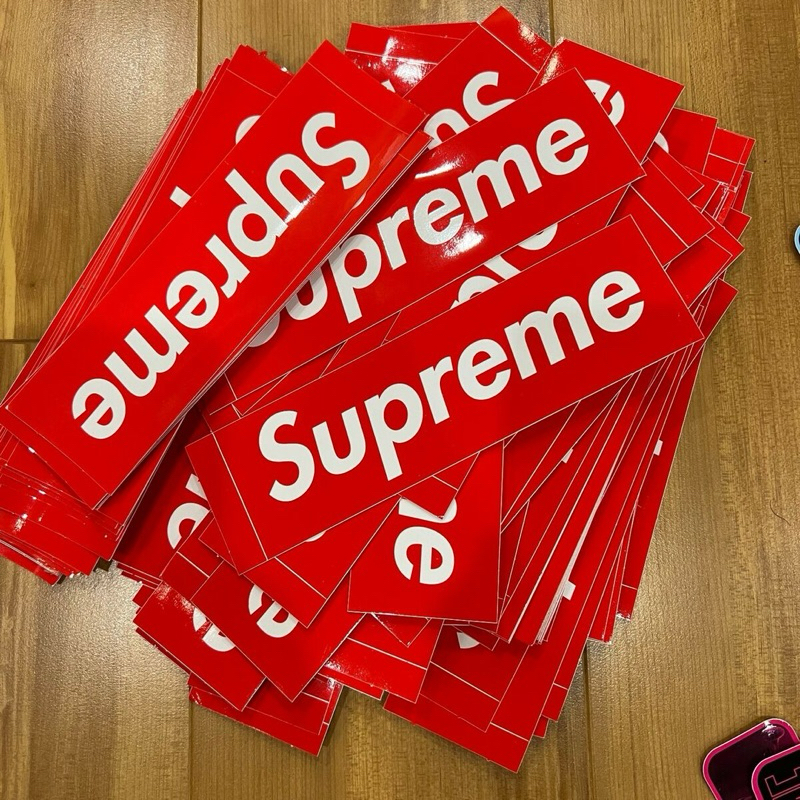 supreme red bogo sticker | Shopee Malaysia
