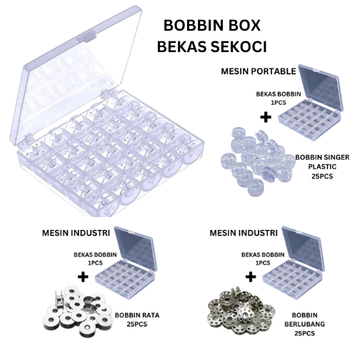 Bekas Gelendong plastic box/bekas bobbin/bekas sekoci/set sekoci dan ...