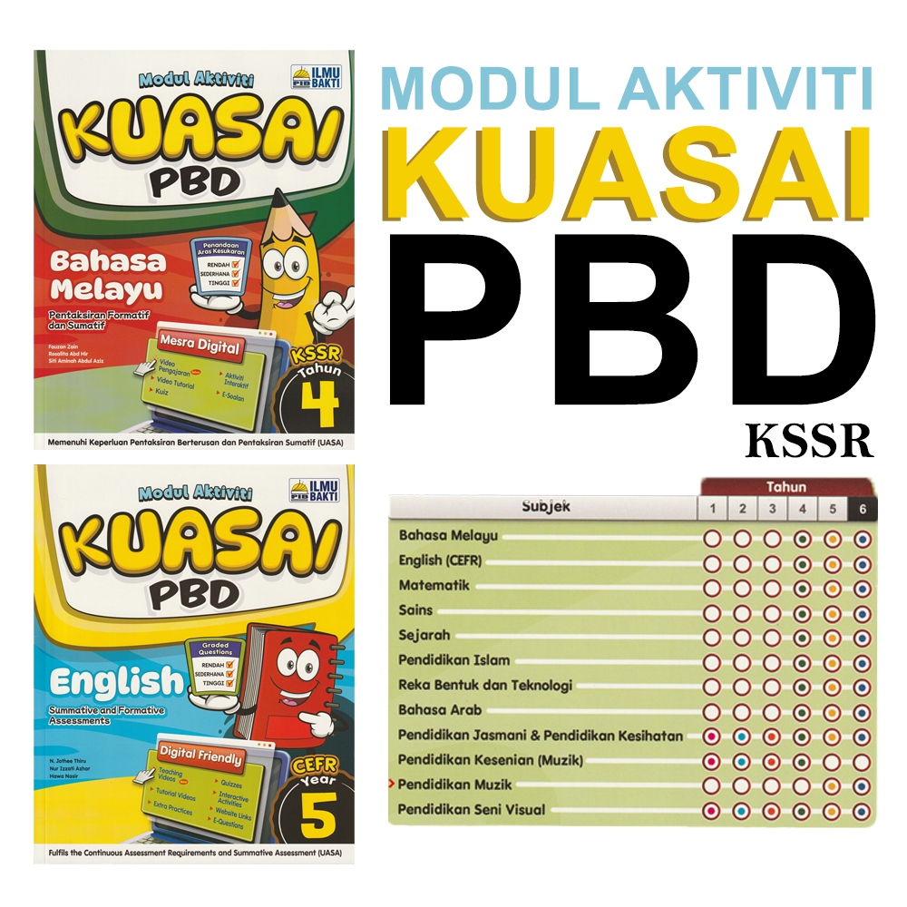 ILMU BAKTI | ACTIVITY BOOK | KSSR - MODUL AKTIVITI KUASAI PBD "PENTAKSIRAN FORMATIF DAN SUMATIF ...
