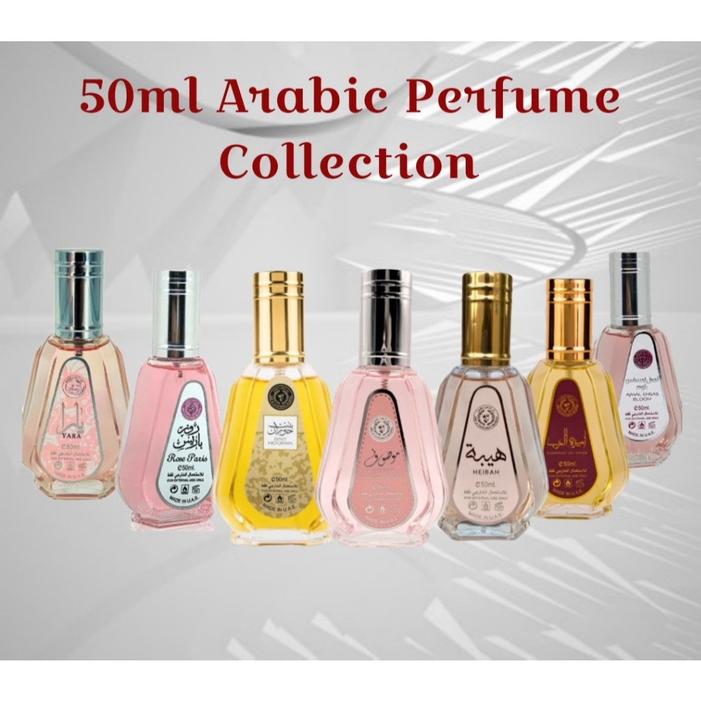 ORIGNAL DUBAI Arabic Perfume Travel Spray EDP 50ML for men and women ...