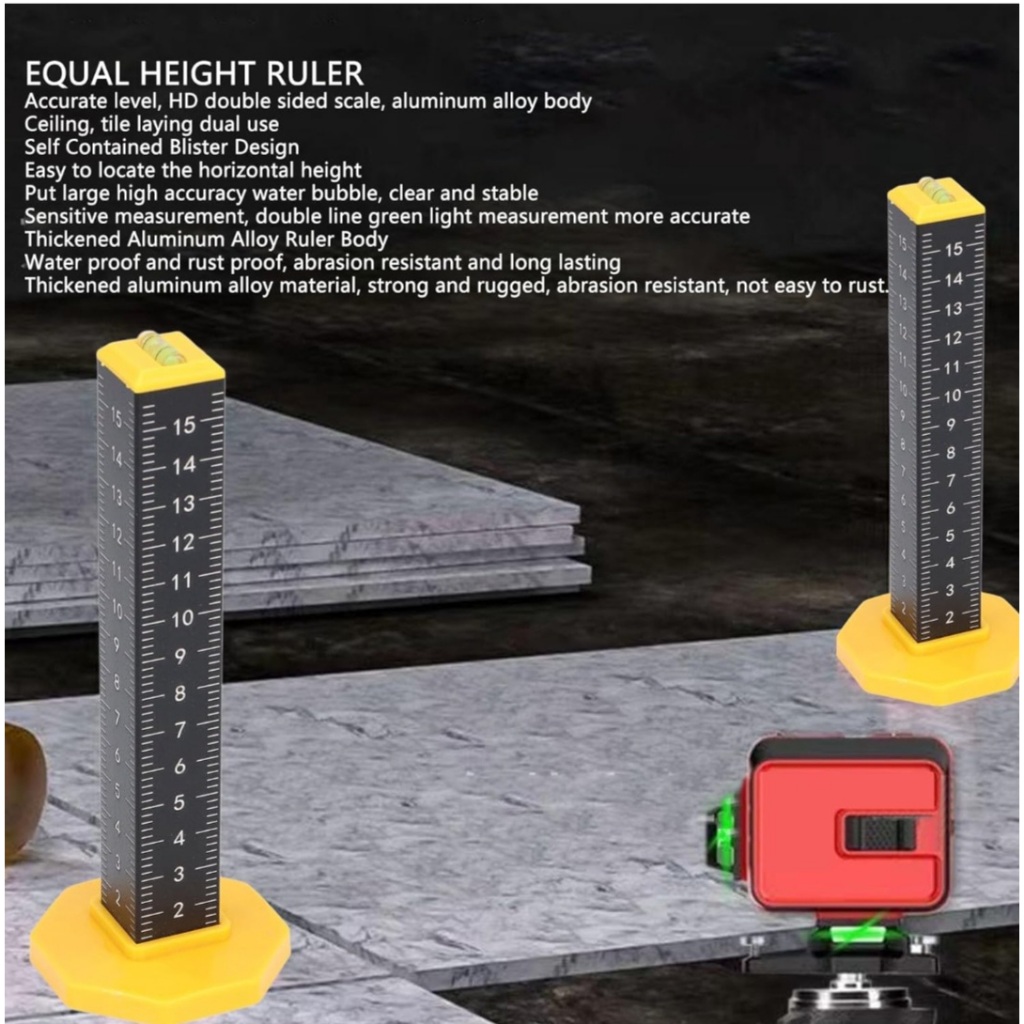 "IMBOT" Equal Height Ruler | Shopee Malaysia
