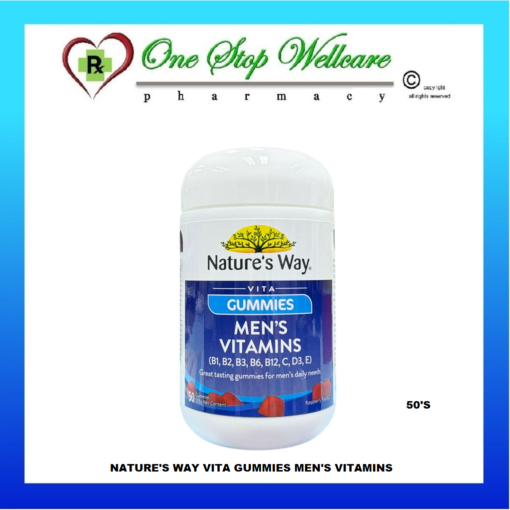 NATURE'S WAY VITA GUMMIES MEN'S VITAMINS 50'S (EXP:06/2026) | Shopee ...