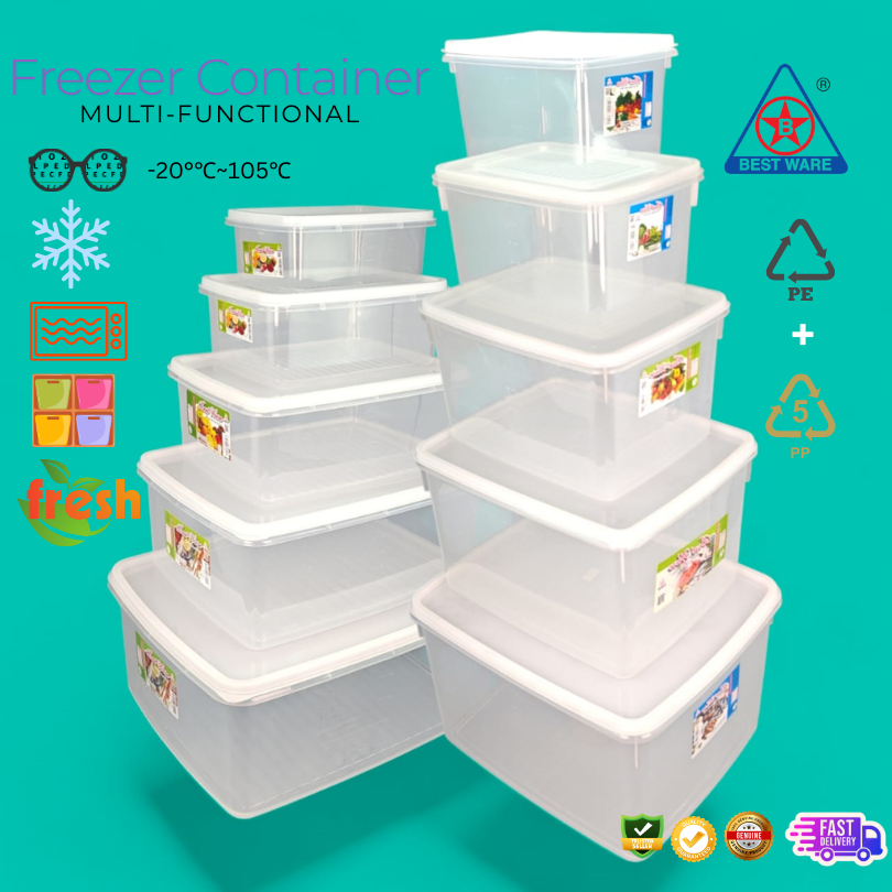 BEST WARE FREEZER CONTAINER/MULTI-FUNCTIONAL STORAGE CONTAINER/CATERING ...