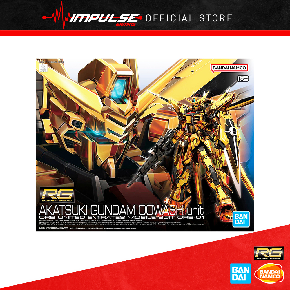 Bandai RG 1/144 Akatsuki Gundam Oowashi Unit 5067396 | Shopee Malaysia