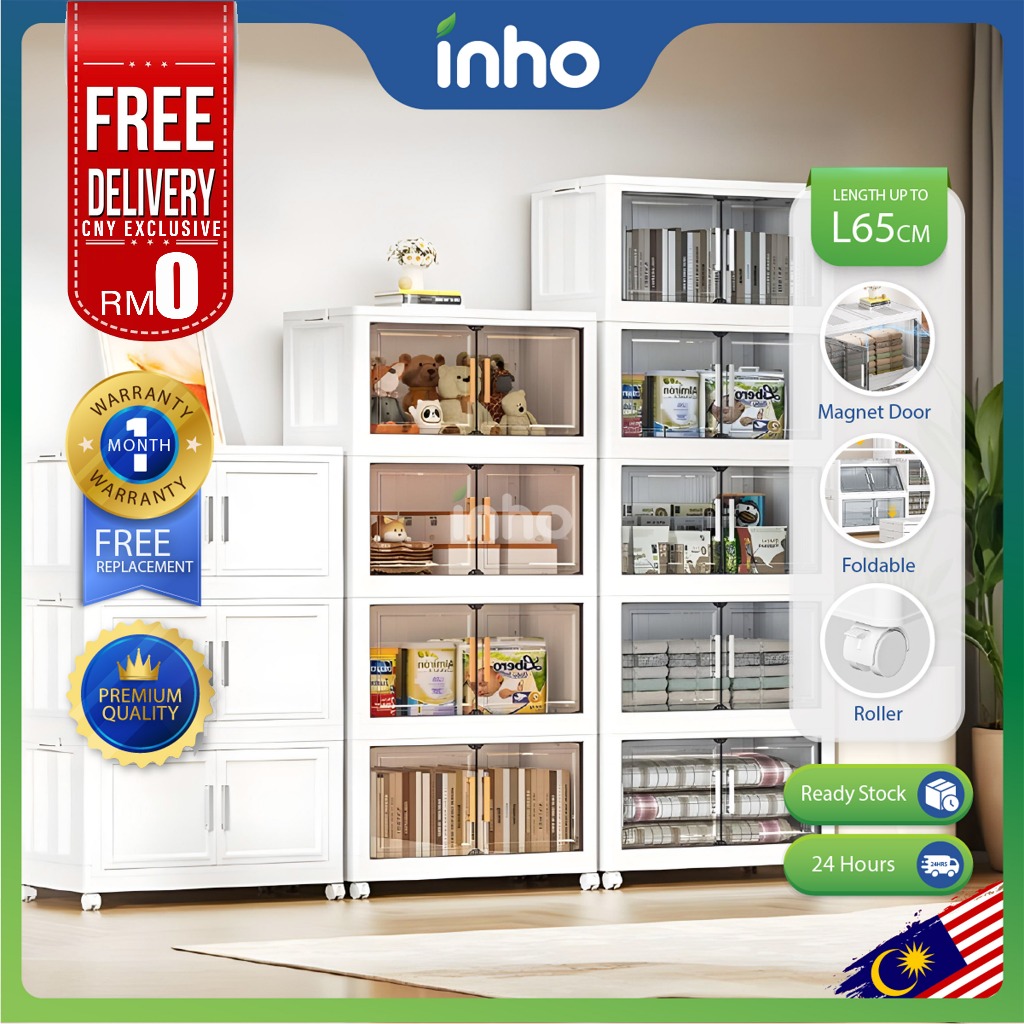 【𝗖𝗡𝗬 𝗘𝗫𝗖𝗟𝗨𝗦𝗜𝗩𝗘 - 𝗙𝗥𝗘𝗘 𝗦𝗛𝗜𝗣𝗣𝗜𝗡𝗚】INHO L55/65cm (1-5 Layers) Stackable ...